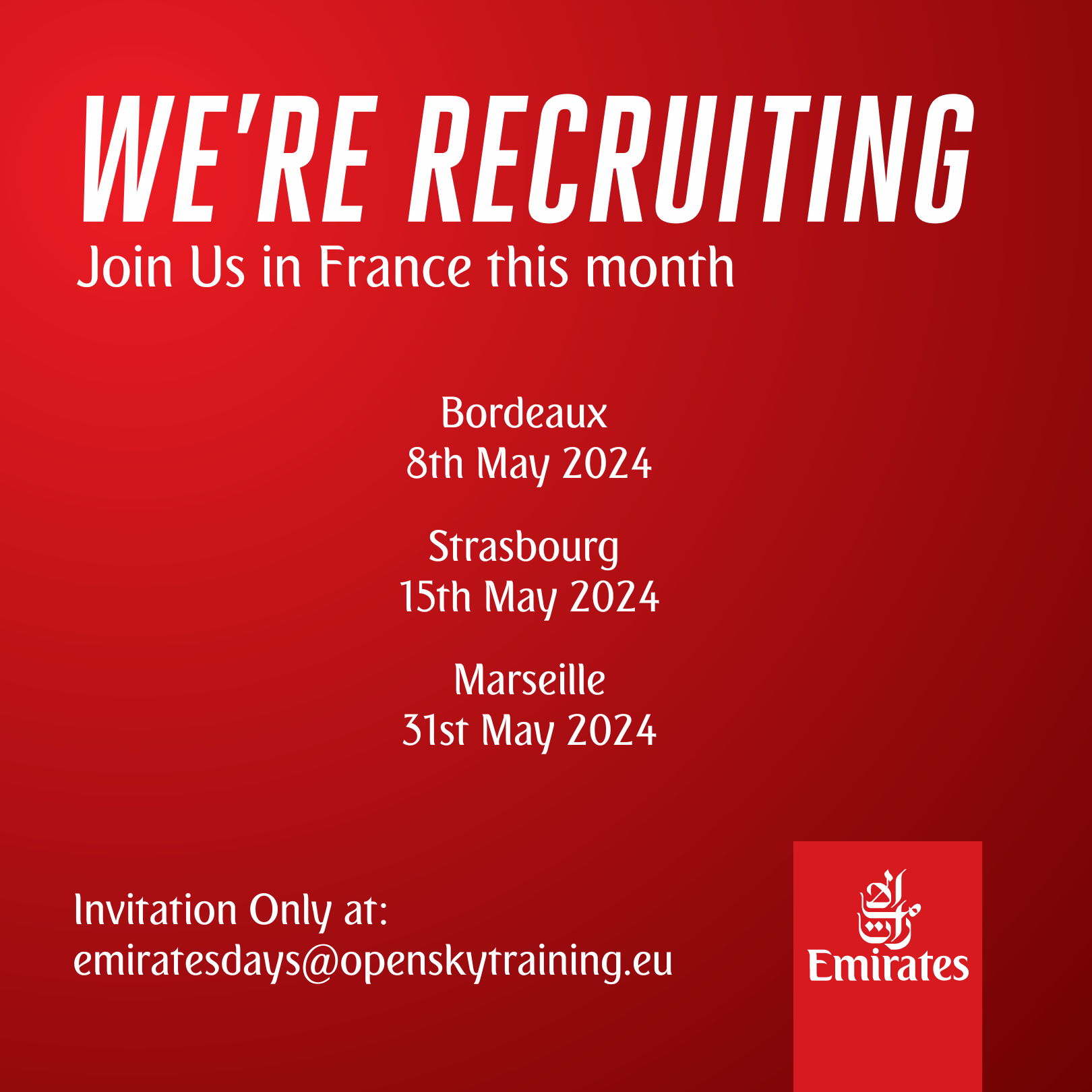 Emirates Days - Open Sky Training